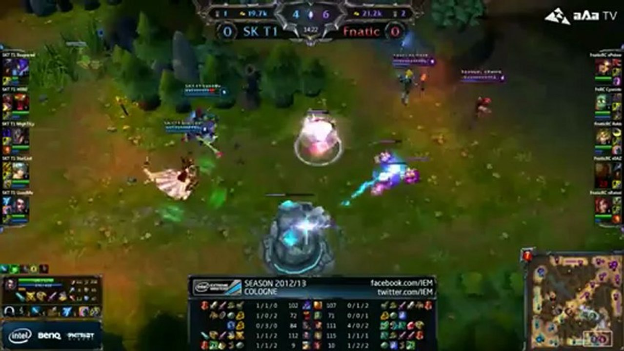 Groupe A IEM Cologne 2012 SK Telecom T1 vs. Fnatic - Vidéo Dailymotion
