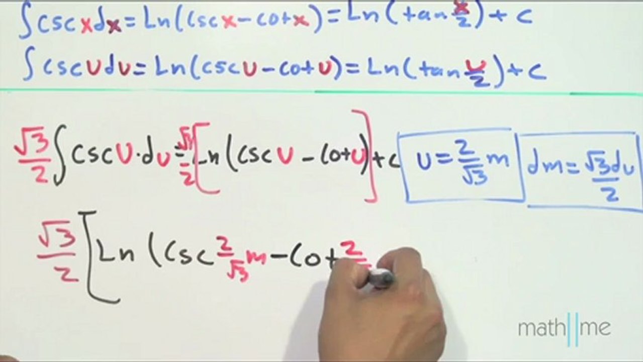 Integral de la función Cosecante - Vídeo Dailymotion