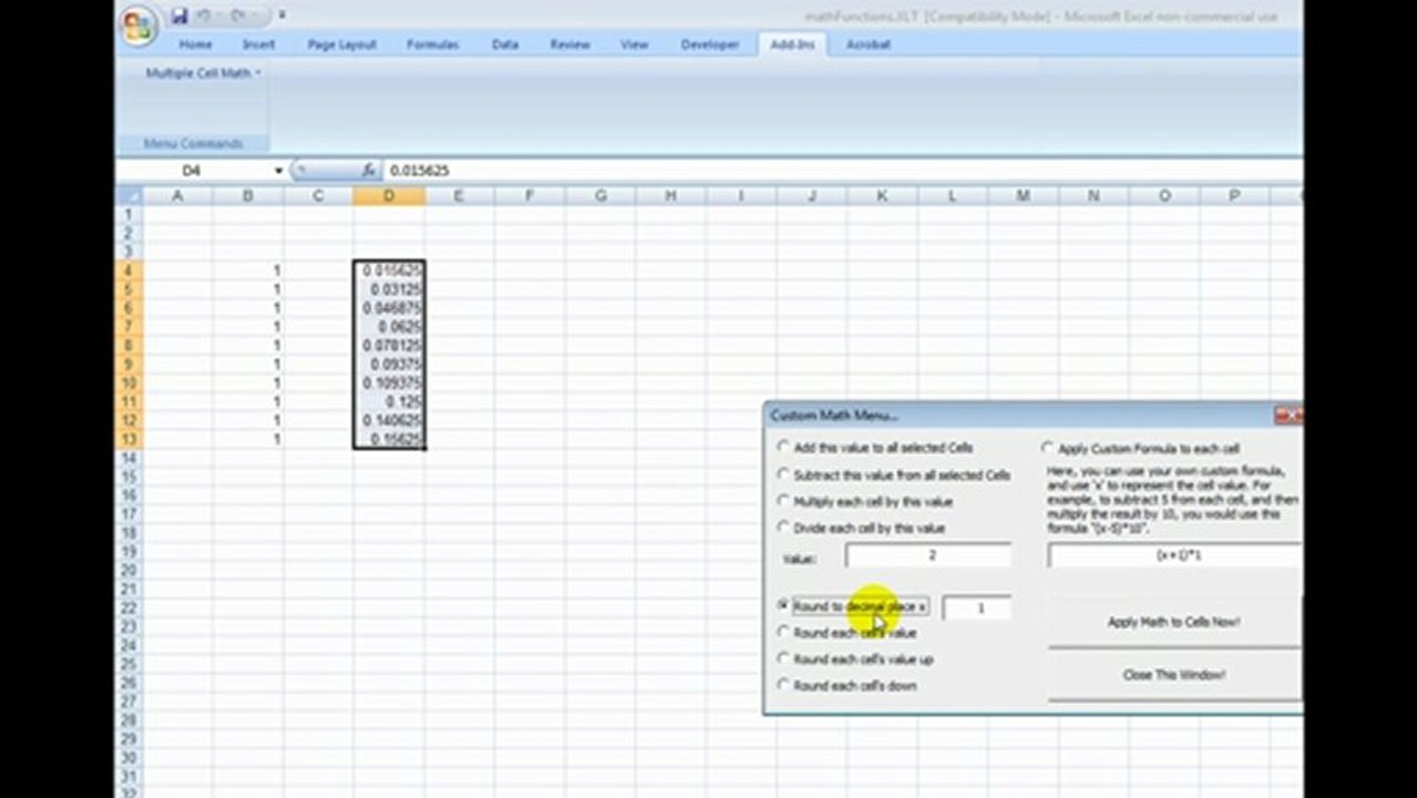 How To Do Math To Multiple Cells In Microsoft Excel add subtract