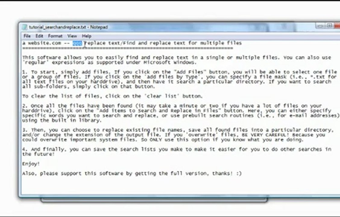 How To Find And Replace Multiple Strings In Multiple Files Video 
