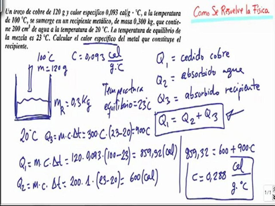 Capacidad Calorifica Ejemplos Resueltos - Balan