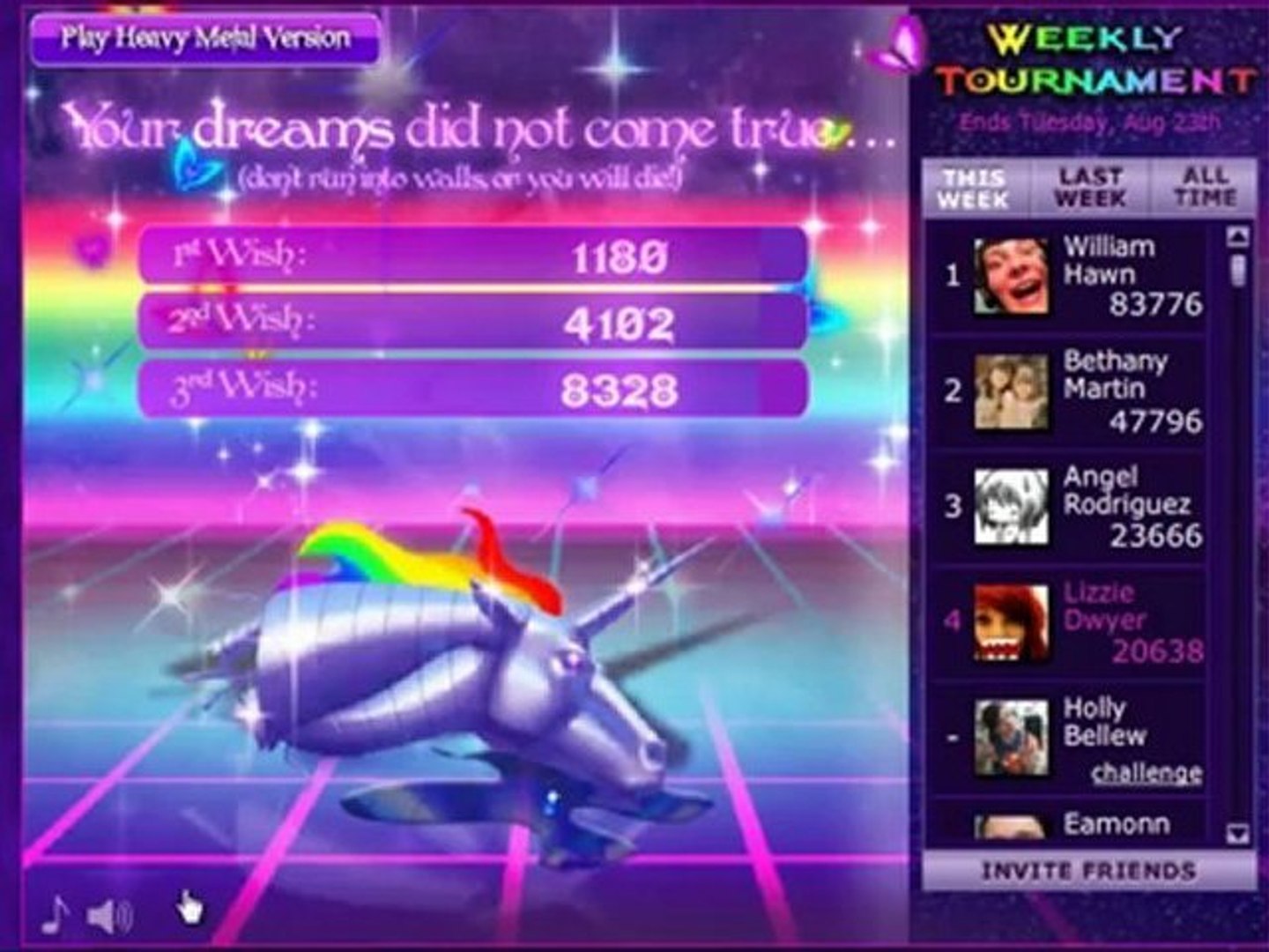 Rainbow Unicorn Attack Evolution
