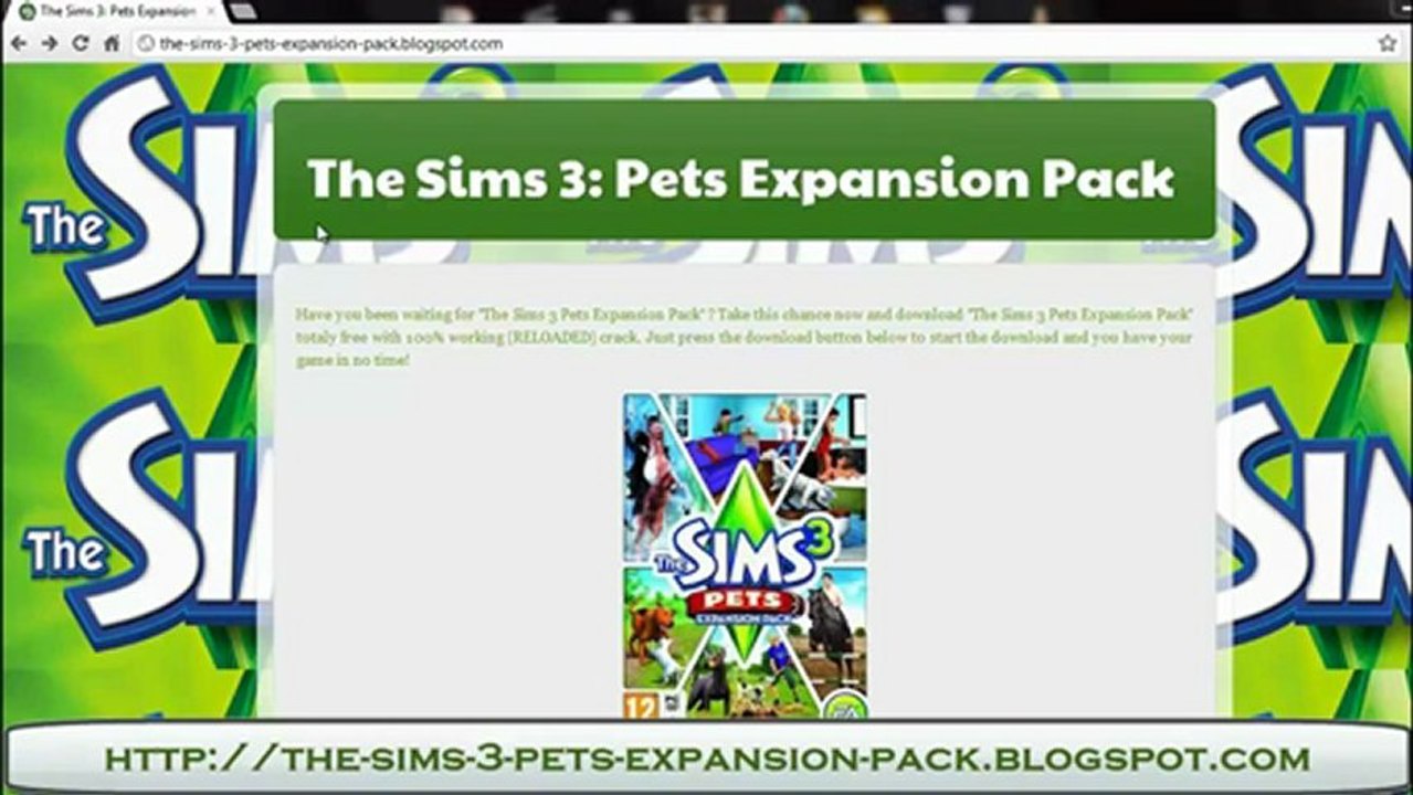 The Sims 3 Pets Keygen Crack [Expansion Pack] - video Dailymotion