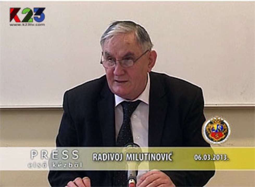 K23TV - Press iz prve ruke - Radivoj Milutinović - 6. mart 2013. - video Dailymotion
