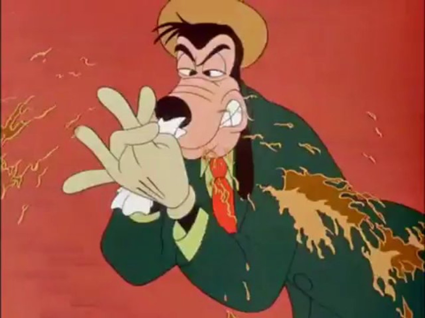Goofy Smoking Cigarette