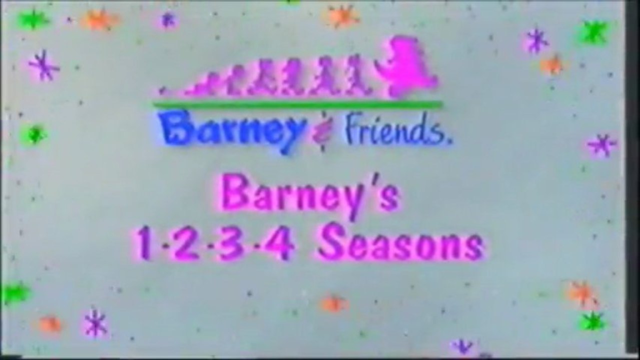 Barney's 1-2-3-4 Seasons Part 1 - video Dailymotion