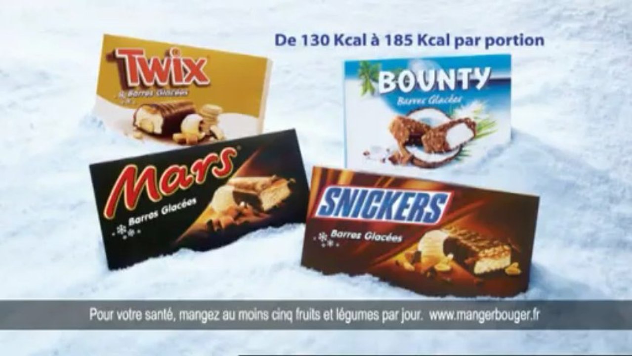 Pub Mars glacé 2011 - Nathalie Simon Tag Twix - Vidéo Dailymotion