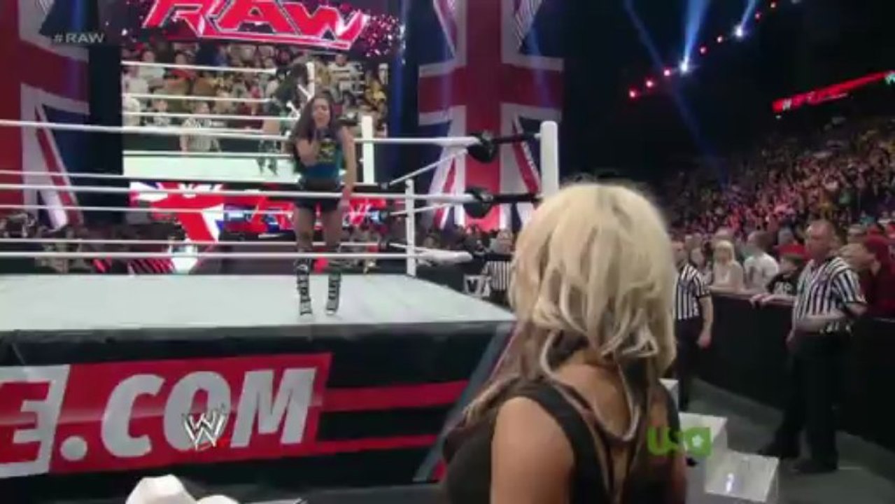 WWE RAW 4-22-13 Divas Championship #1 Contender Battler Royal - video ...