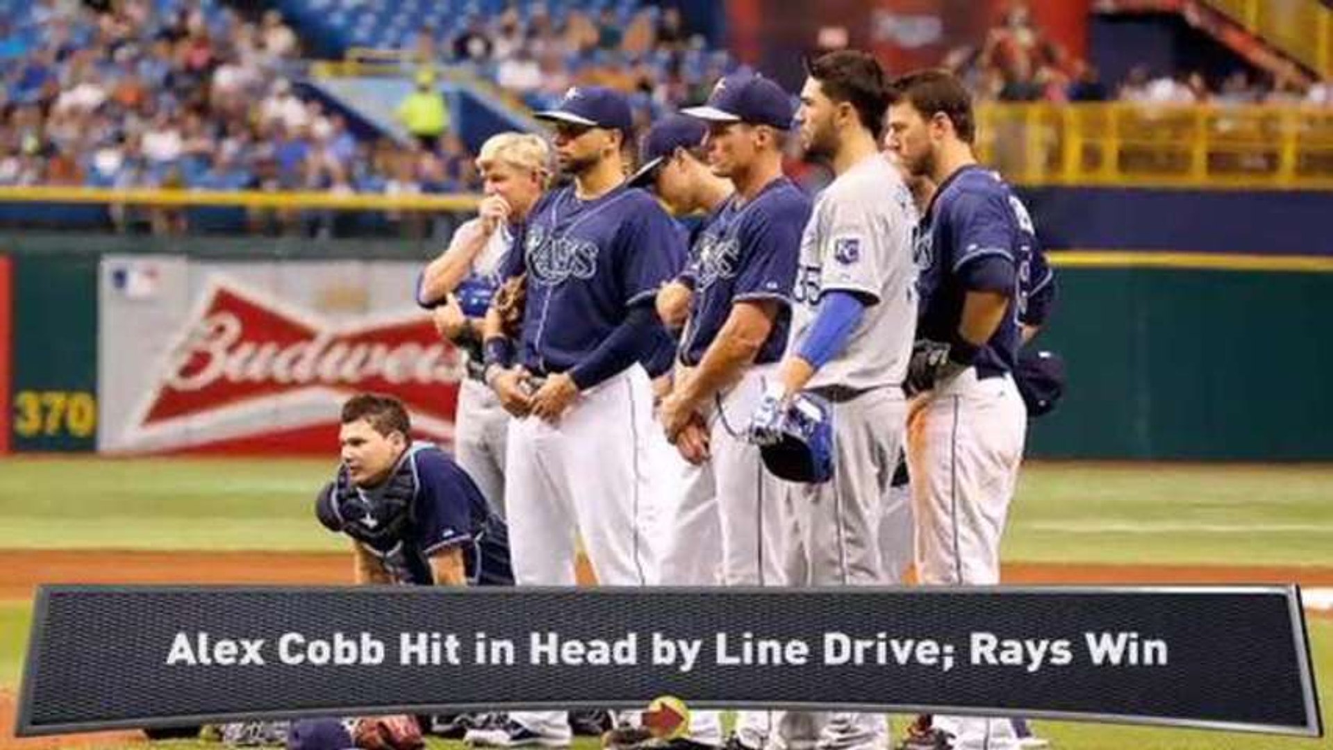 Alex Cobb Hit In Head