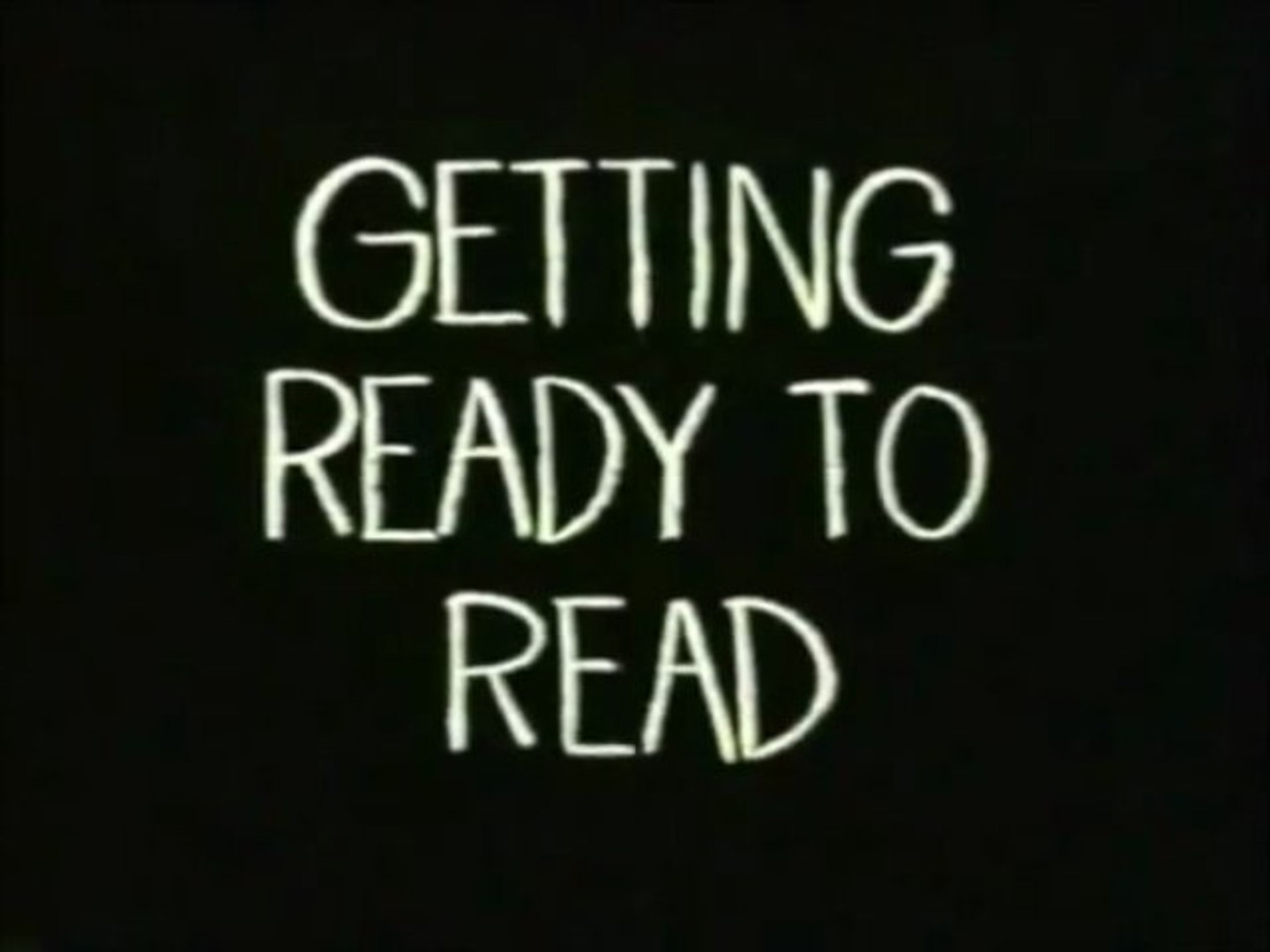 Sesame Street Getting Ready To Read Vhs