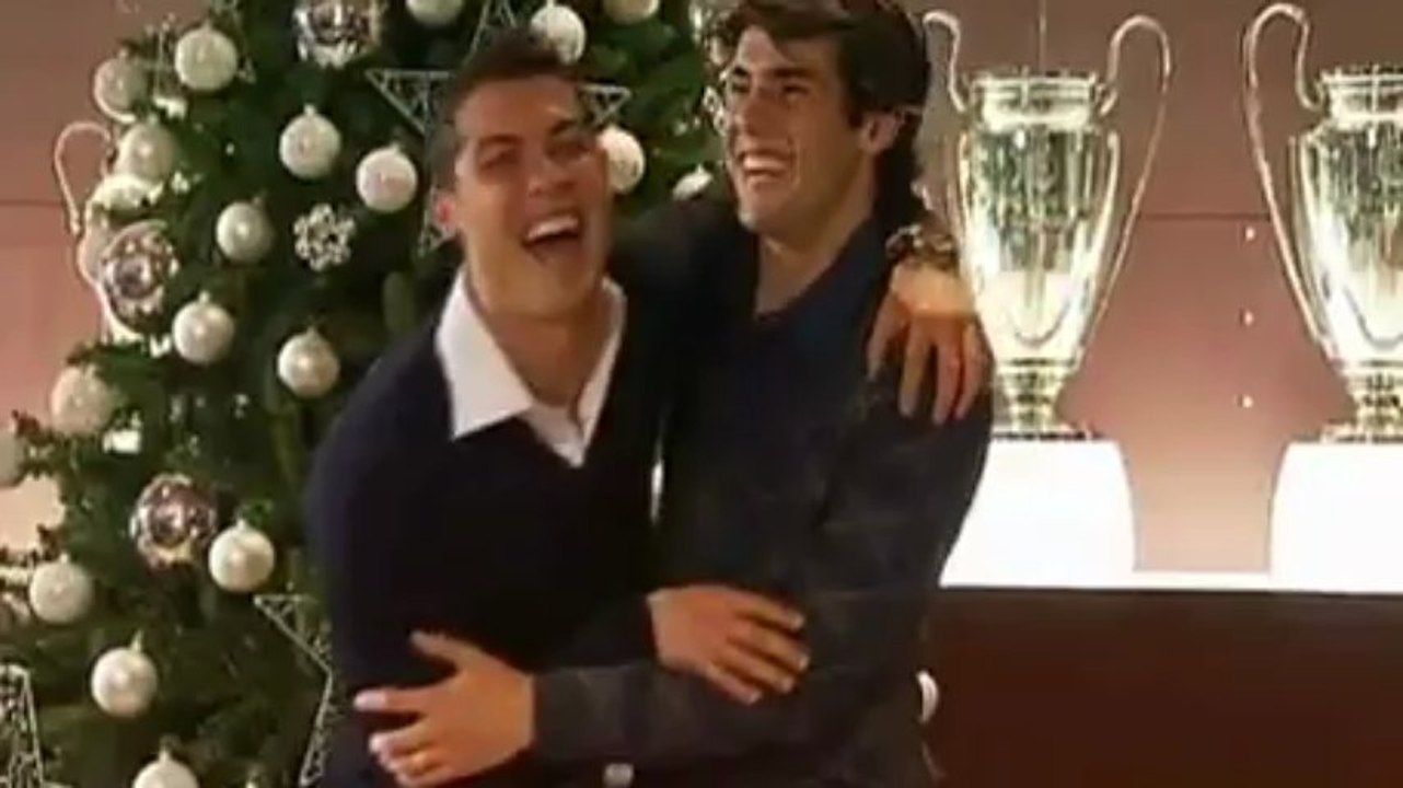 Cristiano Ronaldo and Kaká, Merry Christmas - Dailymotion Video