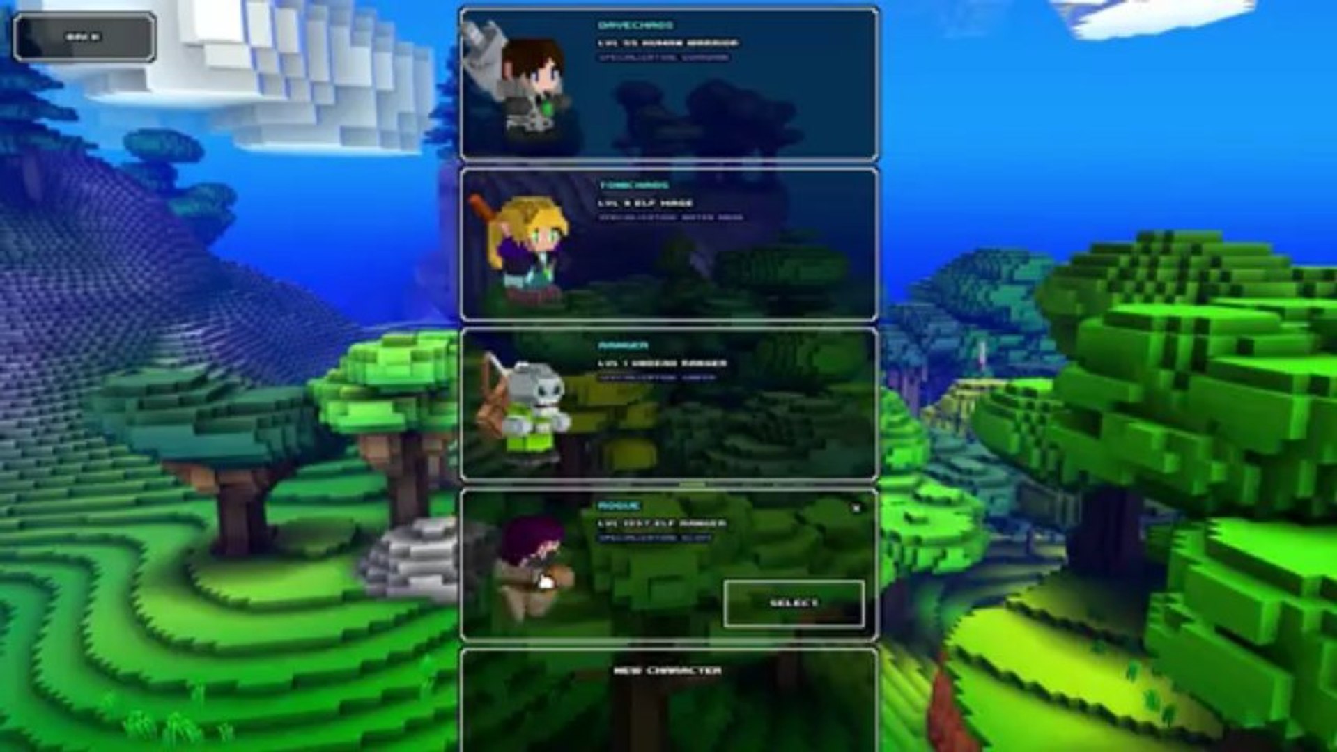 Cube World Character