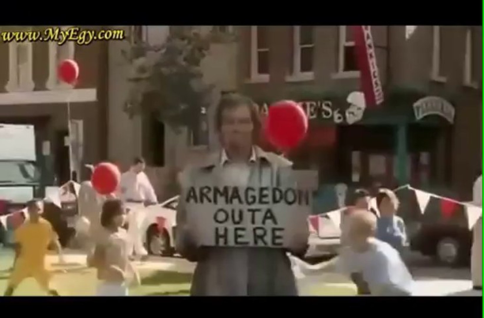 Homeless Man Signs In Bruce Almighty