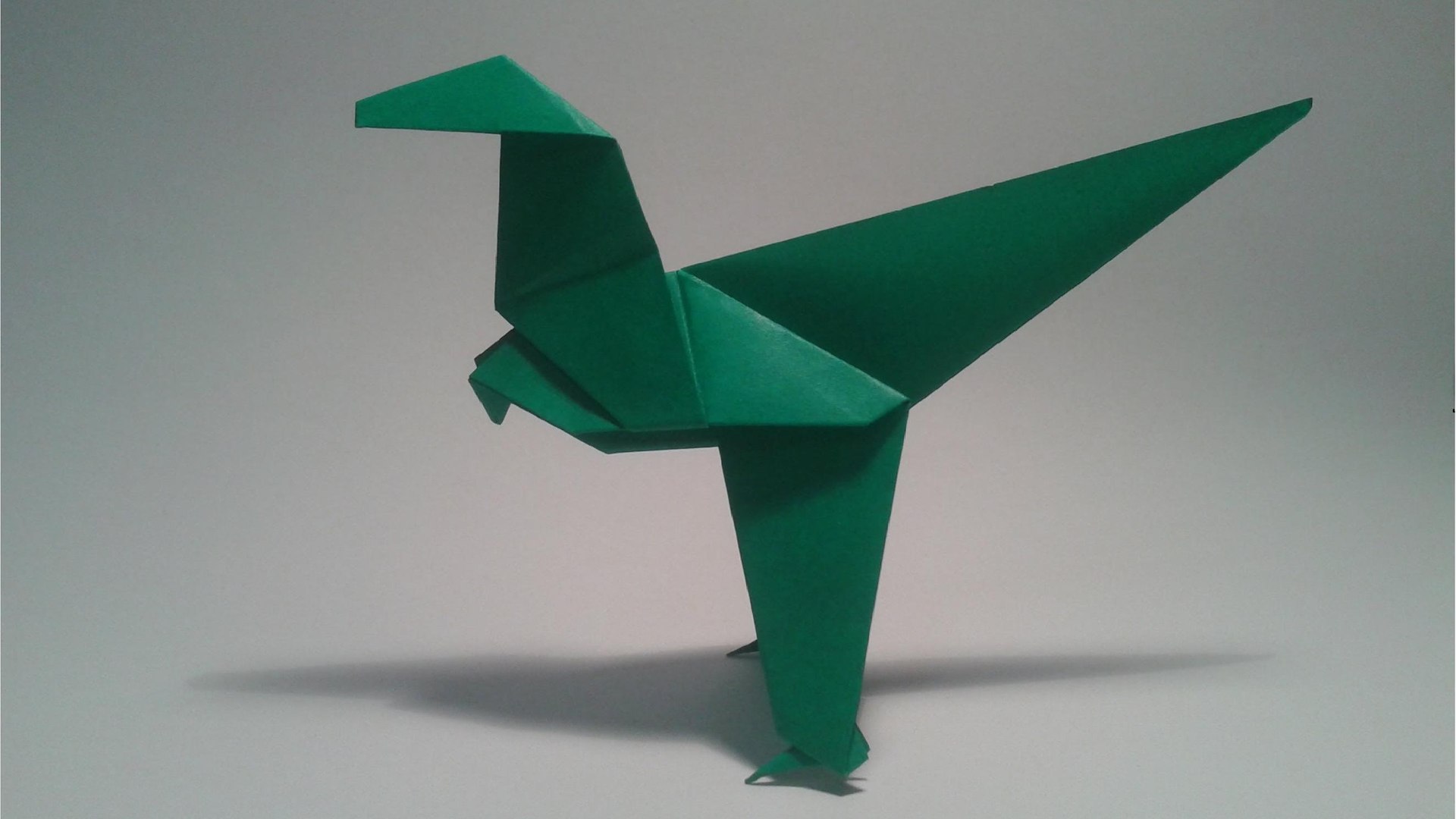 How To Make A Paper Dinosaur Velociraptor