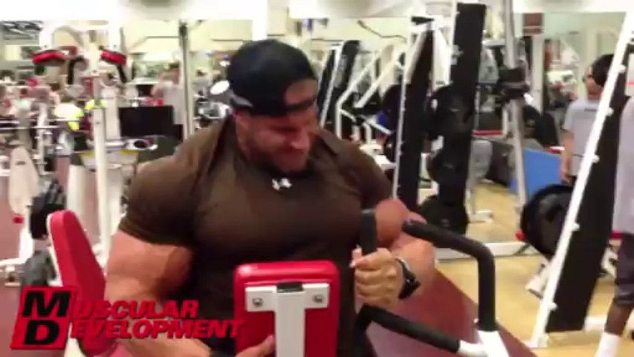 JAY CUTLER - BACK WORKOUT 3 WEEKS OUT 2013 MR OLYMPIA - video Dailymotion
