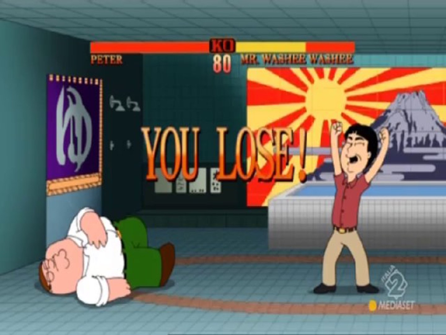 Peter Griffin Vs Mr Washee Washee