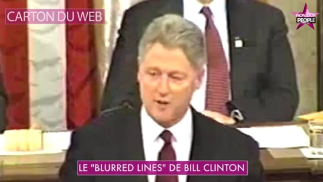 Buzz : Bill Clinton chante Blurred Lines - Vidéo Dailymotion