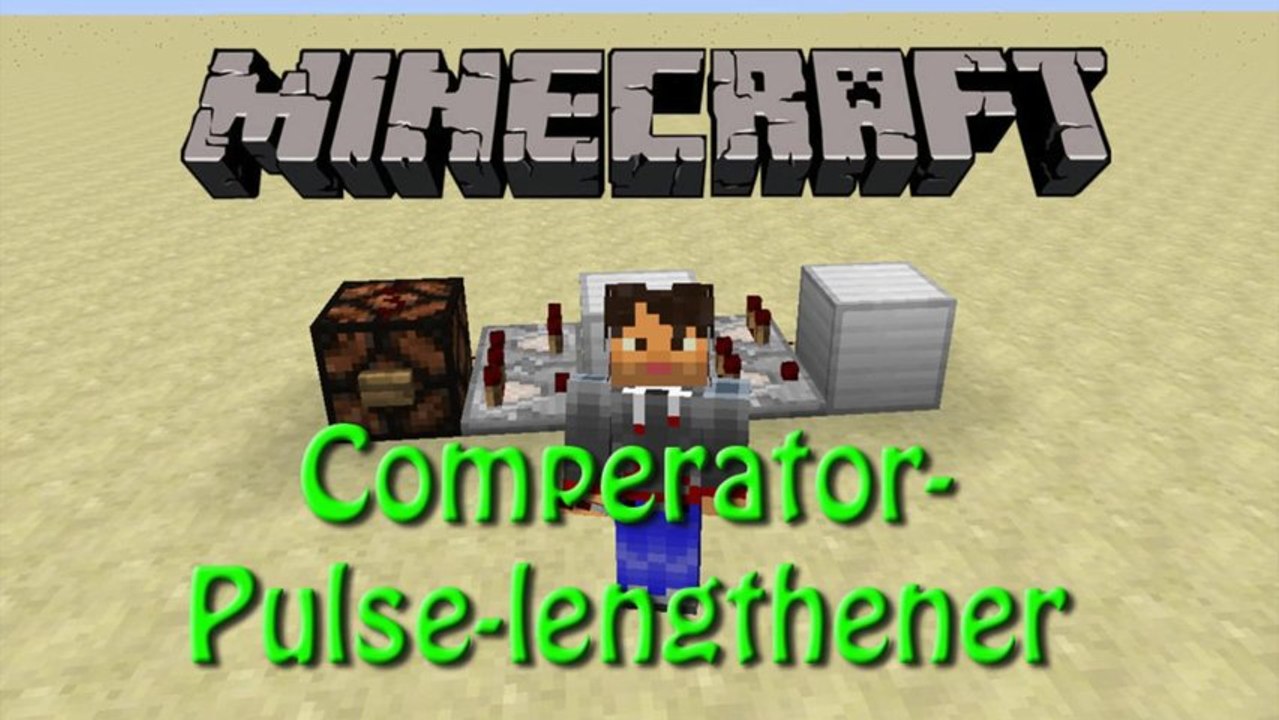 Minecraft: Redstone Comperator Pulse lengthener / extender - video ...