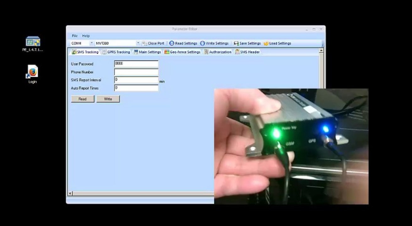 MVT380 GPS Tracker Configuration (English) - video Dailymotion