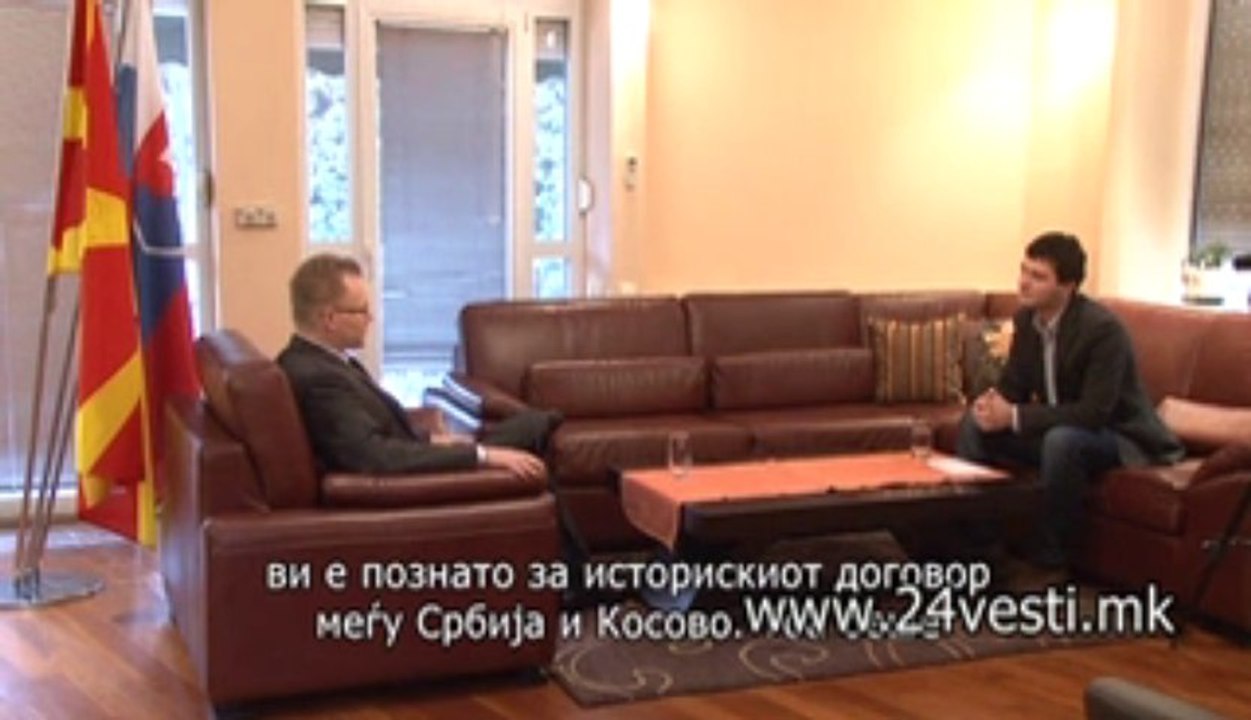 INTERVJU SO SLOVACKI AMBASADOR MARTIN BEZAK - video Dailymotion