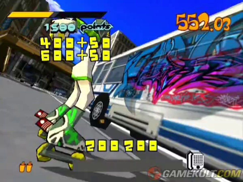 Jet Set Radio - Vidéo : La police n'aime pas les tags - Gamekult