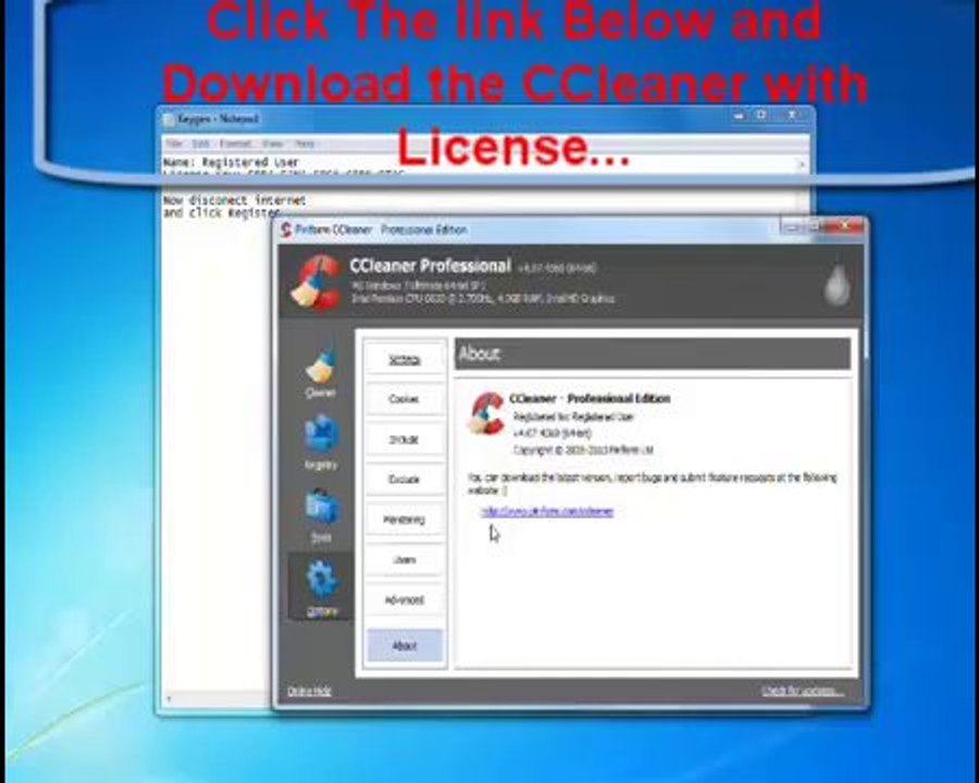 How to Activate the CCleaner Professional with New License Key on your ...