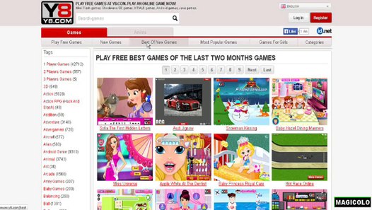 Y8 games to play website 2014 design - Video Dailymotion
