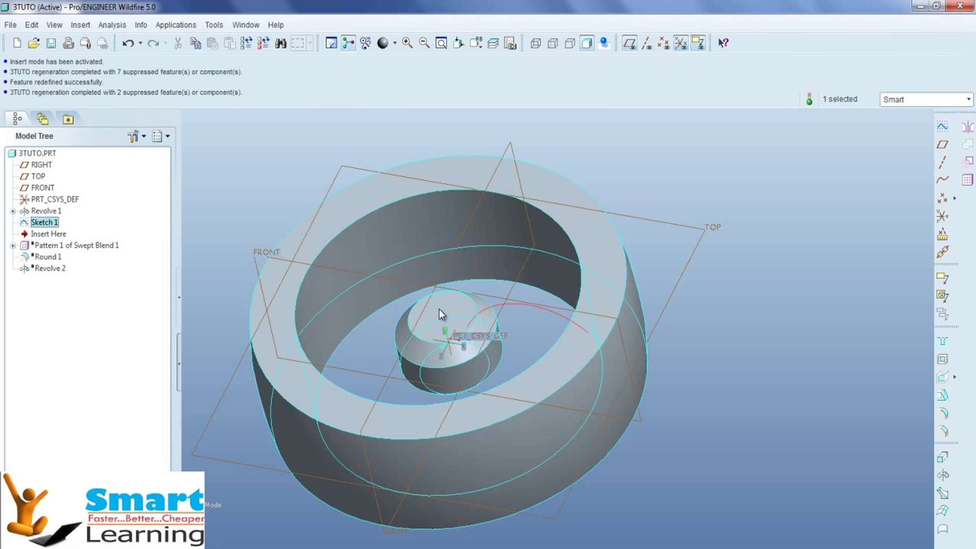 Pro Engineer Wildfire Revolve Feature