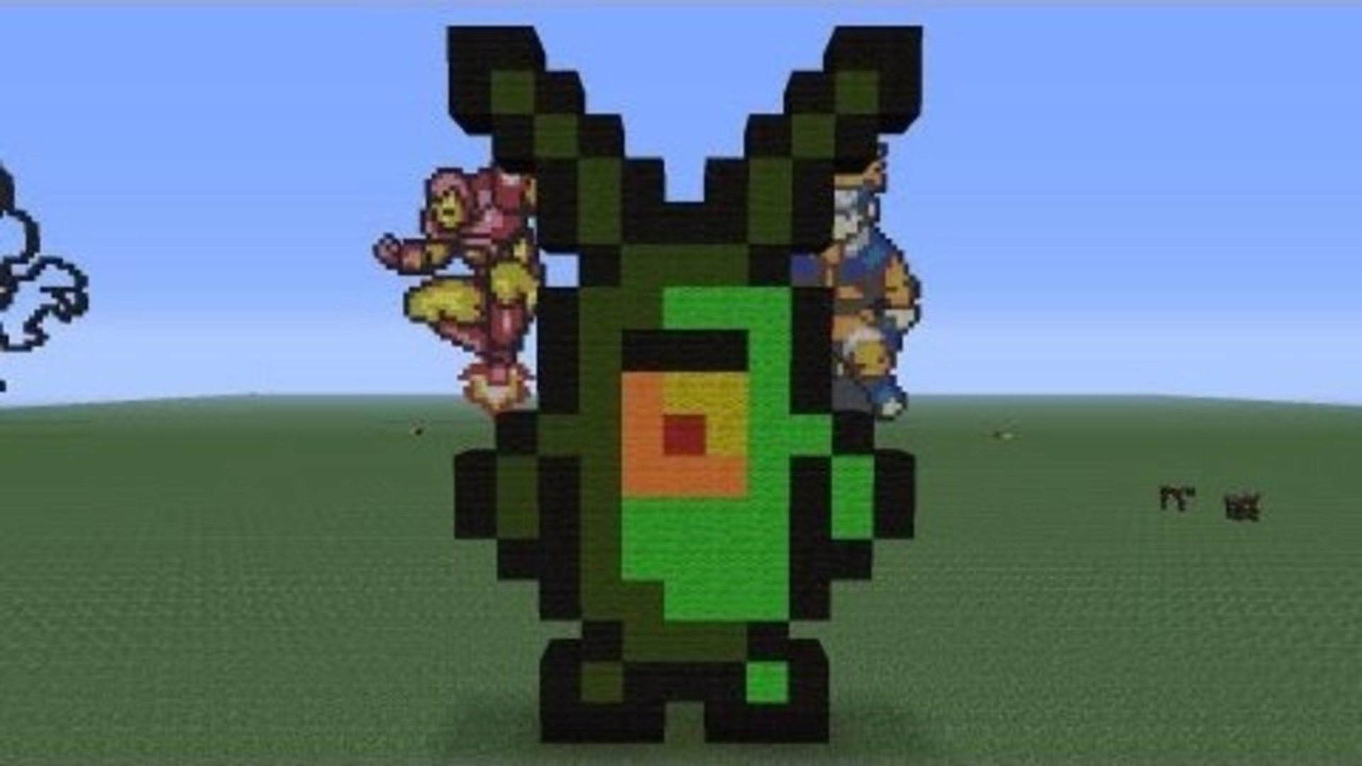 Minecraft Bucket Pixel Art