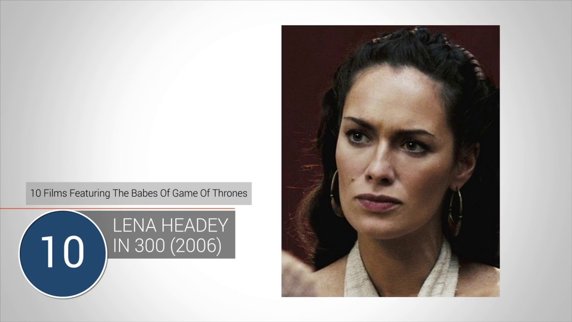 Lena Headey 300 Hair