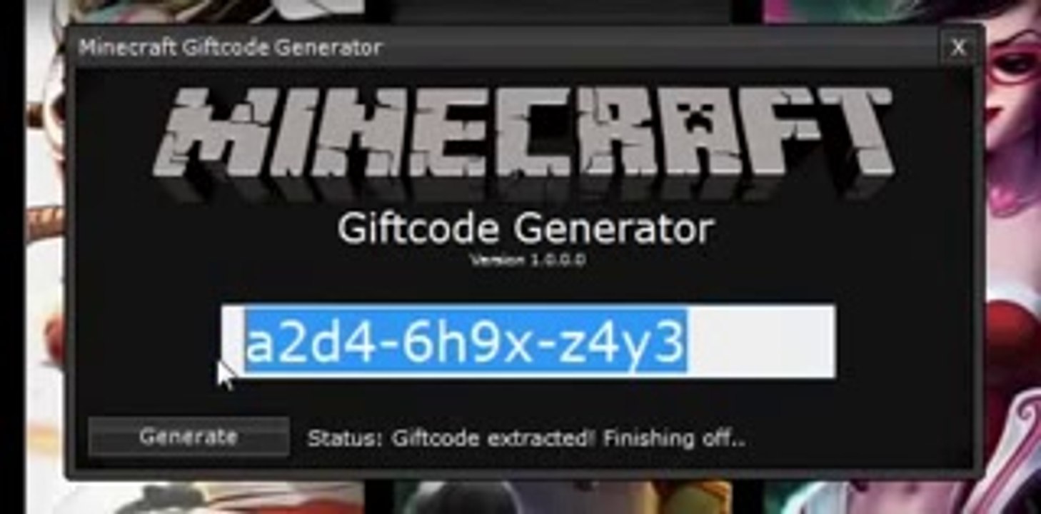Minecraft Gift code Generator FREE 2014 - video Dailymotion