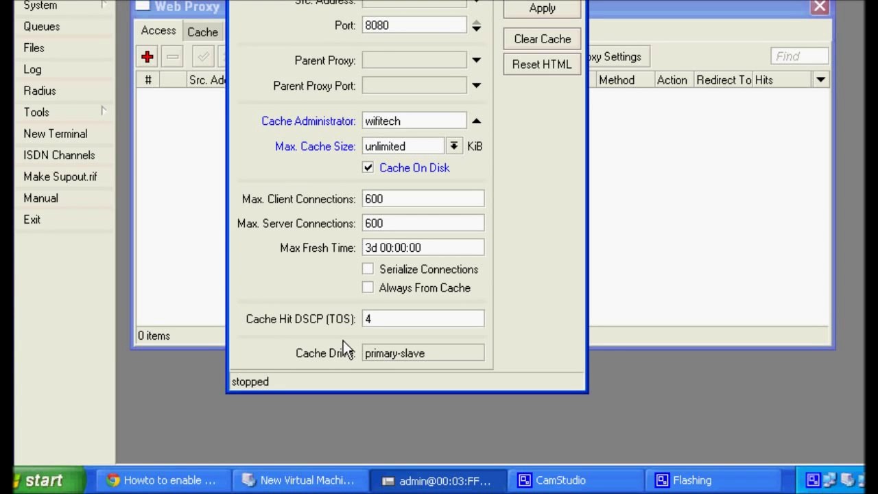 Mikrotik Web Proxy.....Howto create Web Cache in mikrotik. - video Dailymotion
