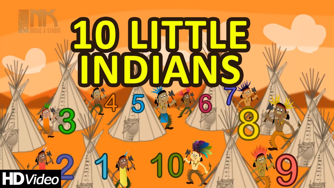 Ten Little Indians (LATEST VERSION) Nursery Rhymes | Play Nursery ...