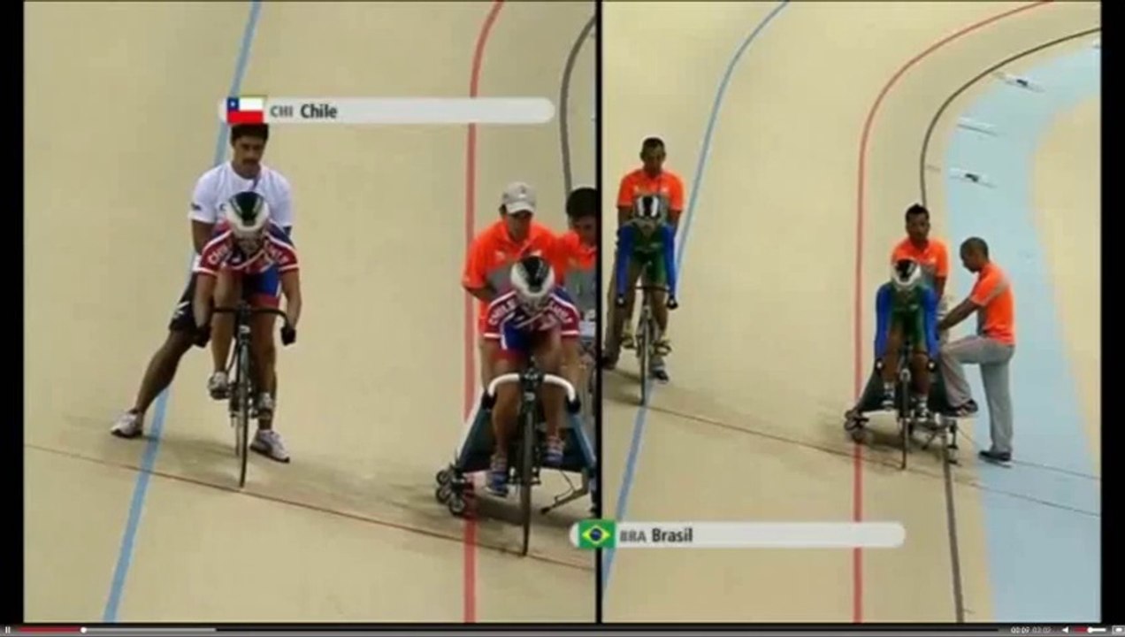 Terrible track cycling crash... so so violent fail! - Vidéo Dailymotion