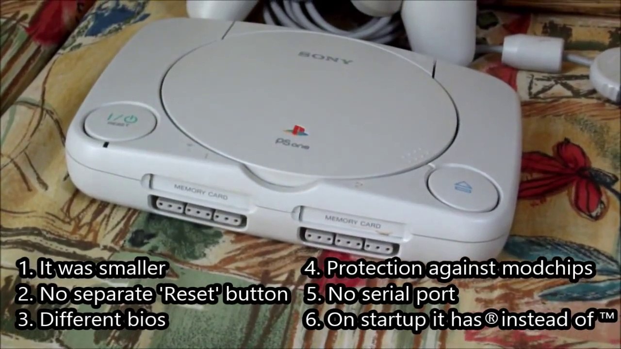 PSone | Playstation 1 slim | Ps1 slim review and overview - video ...