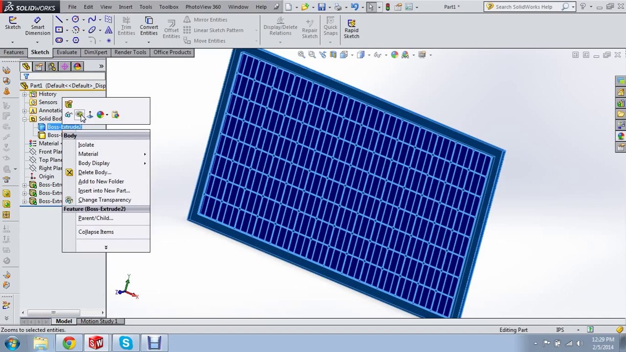 Solar Panel Solidworks Tutorial - video Dailymotion