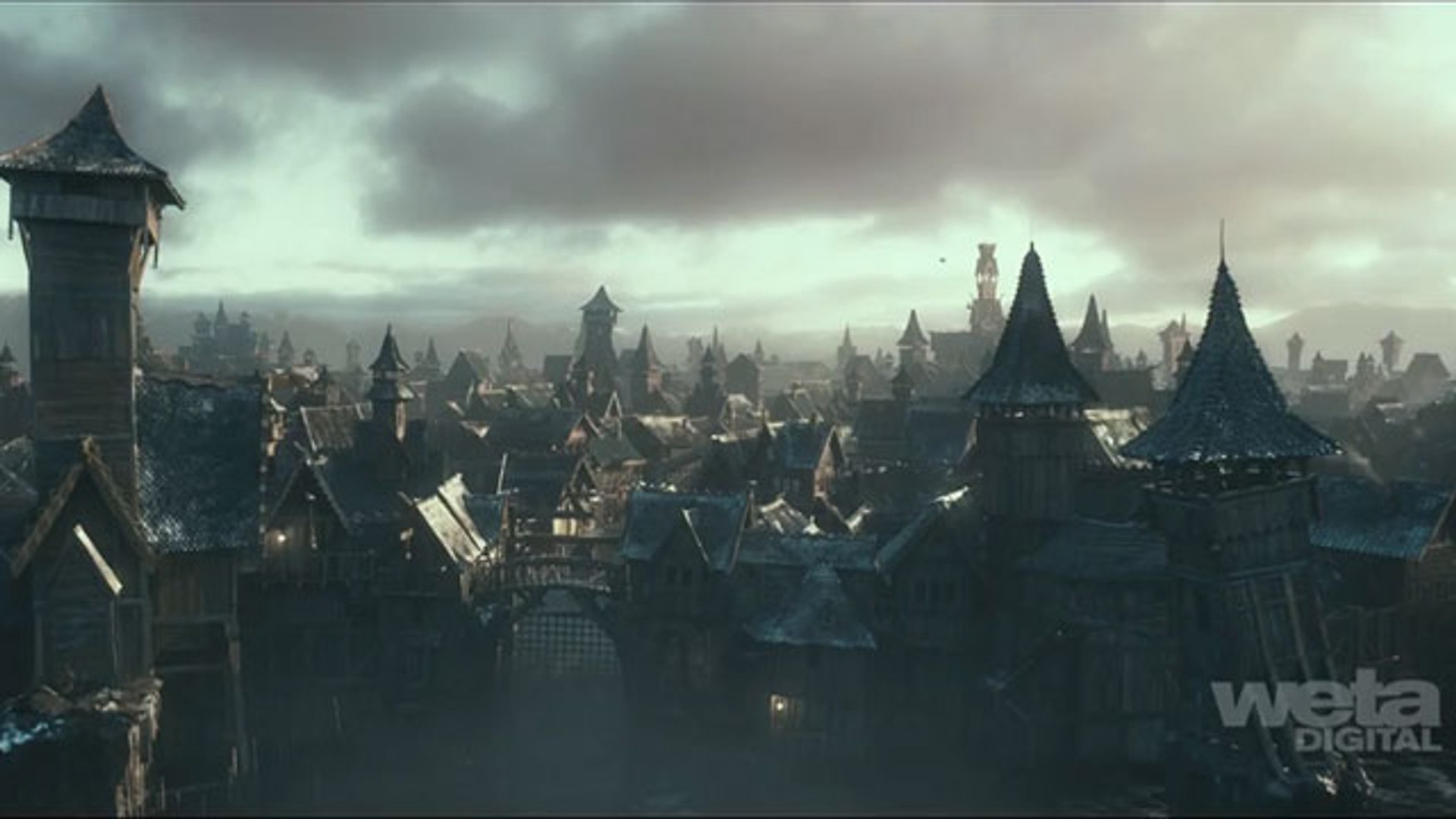 The Hobbit The Desolation Of Smaug Lake Town Wallpaper