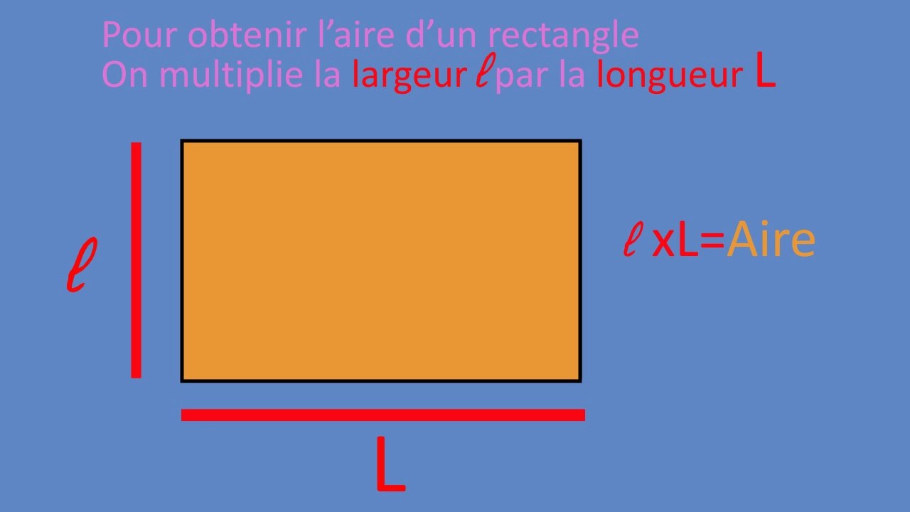 Géométrie CM2 calculer l'aire d'une figure composée de rectangles ...