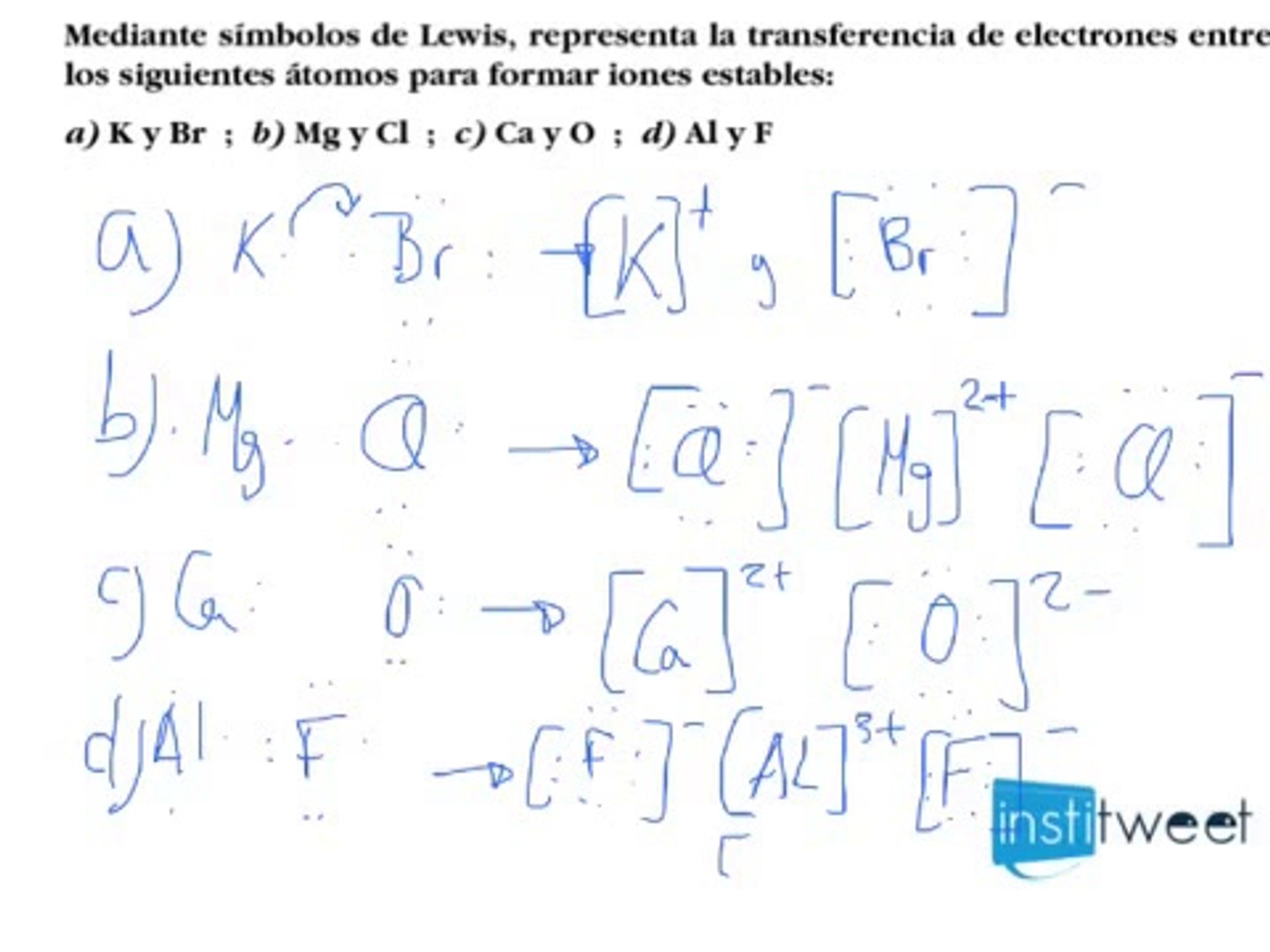 Teora De Lewis En El Enlace Inico Youtube Enlaces Químicos | General