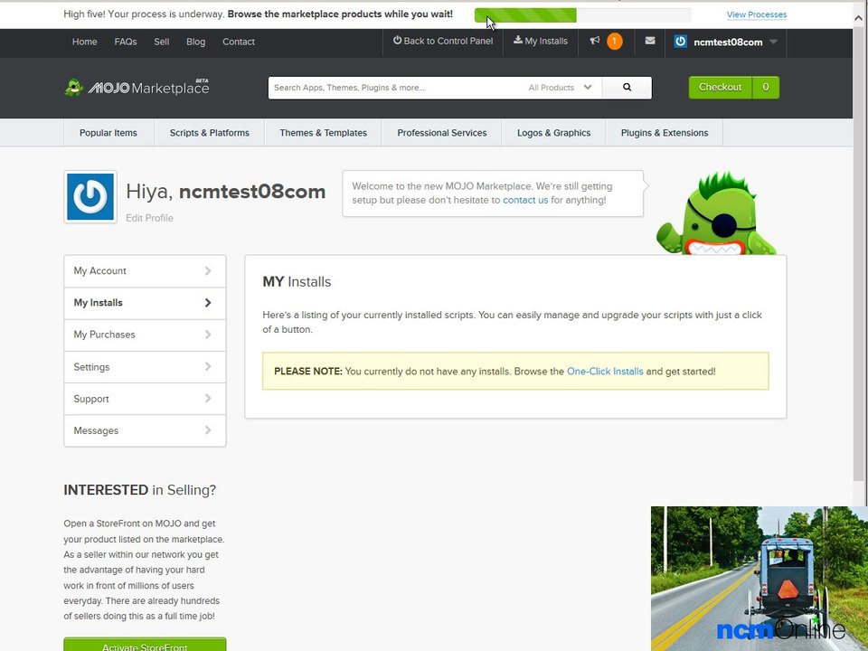 How to install WordPress on NetFirms web hosting - video Dailymotion