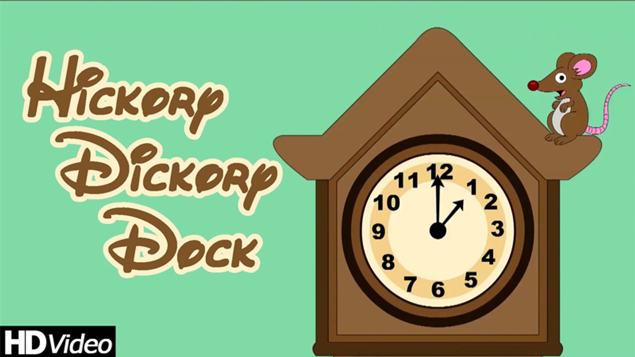Hickory Dickory Dock - Nursery Rhymes, Children Song | Play Nursery ...