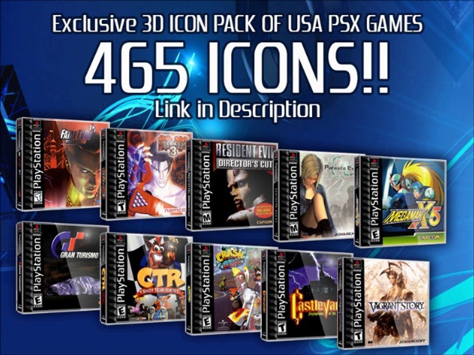 [[ DOWNLOAD ]] ICON PACK HQ FOR PS1 GAMES (465 ICONS) [USA] - Vídeo ...