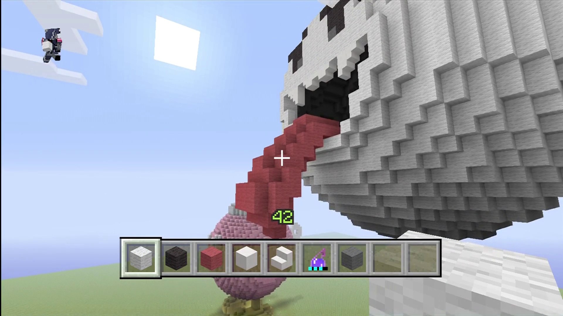 Mario Minecraft 3d