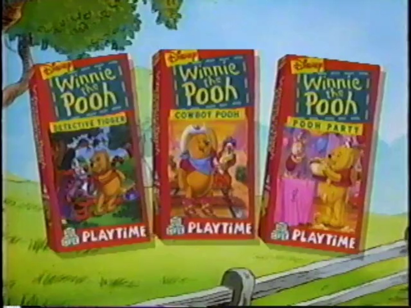 Winnie The Pooh Playtime Pooh Party Vhs Video Tape