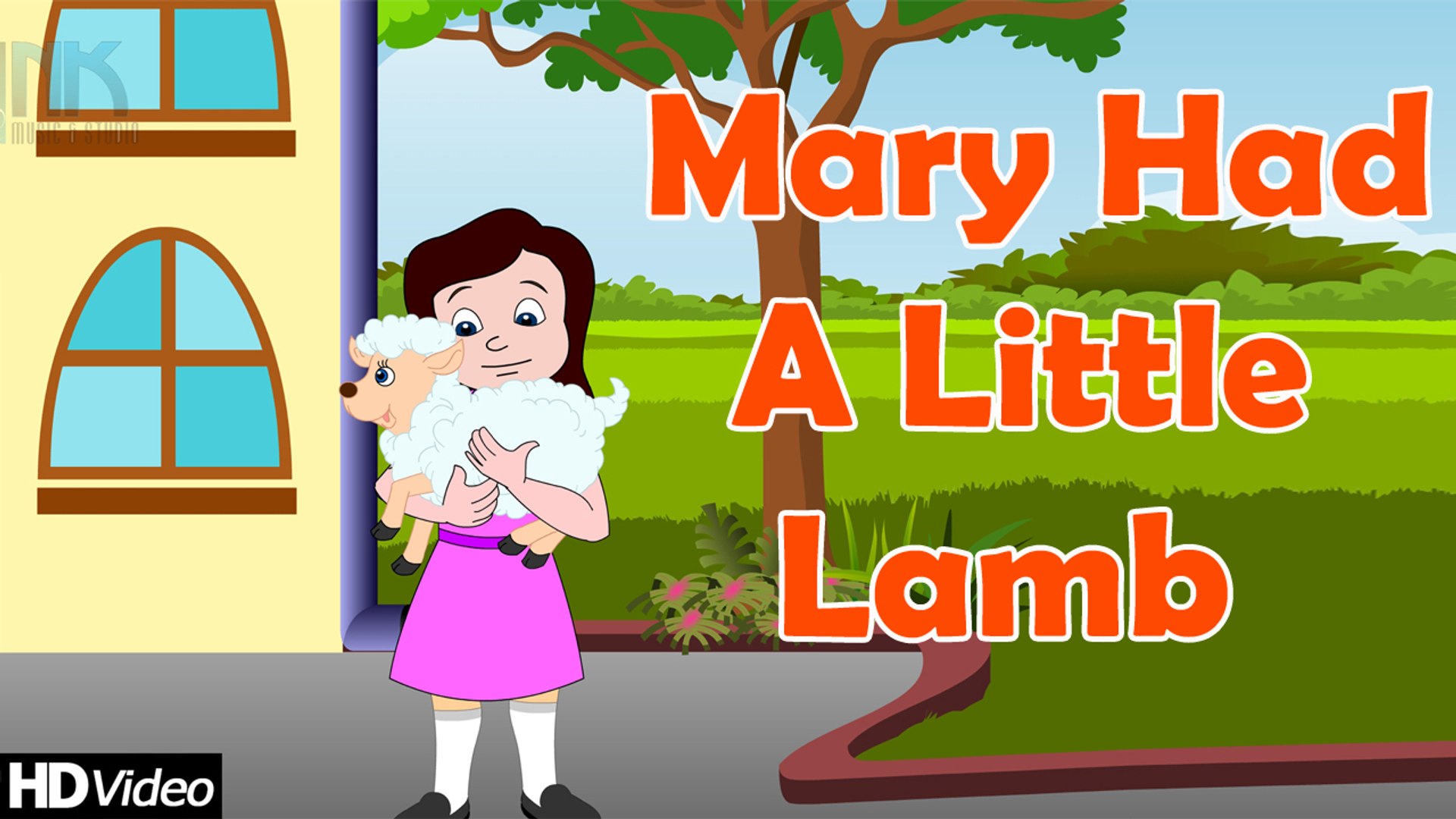 Mary Had A Little Lamb Nursery Rhyme