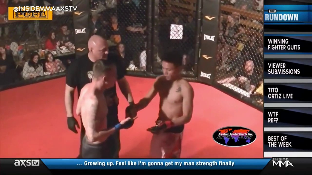 MMA Winner Taps Out during Fight because he don't want to kill his ...