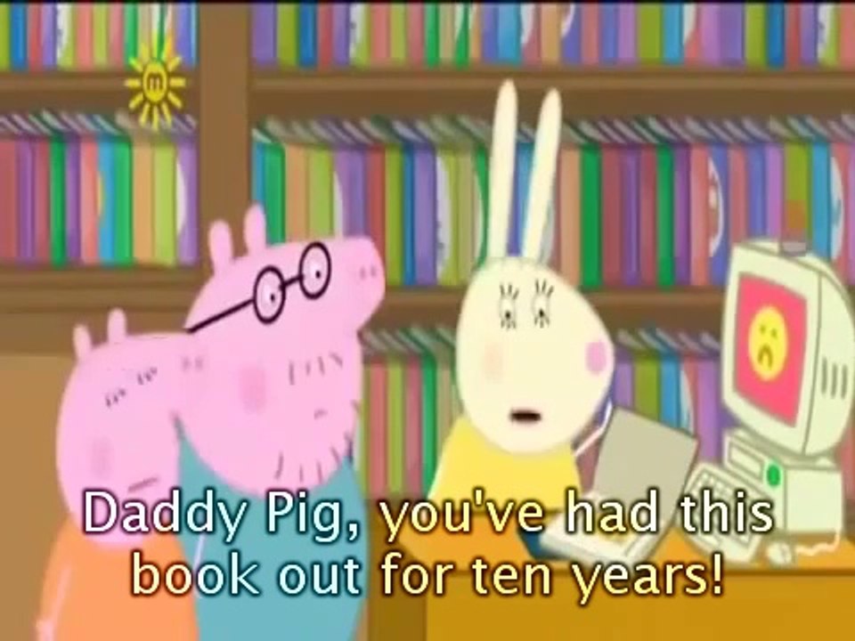 Peppa Pig The Library with subtitles - video Dailymotion