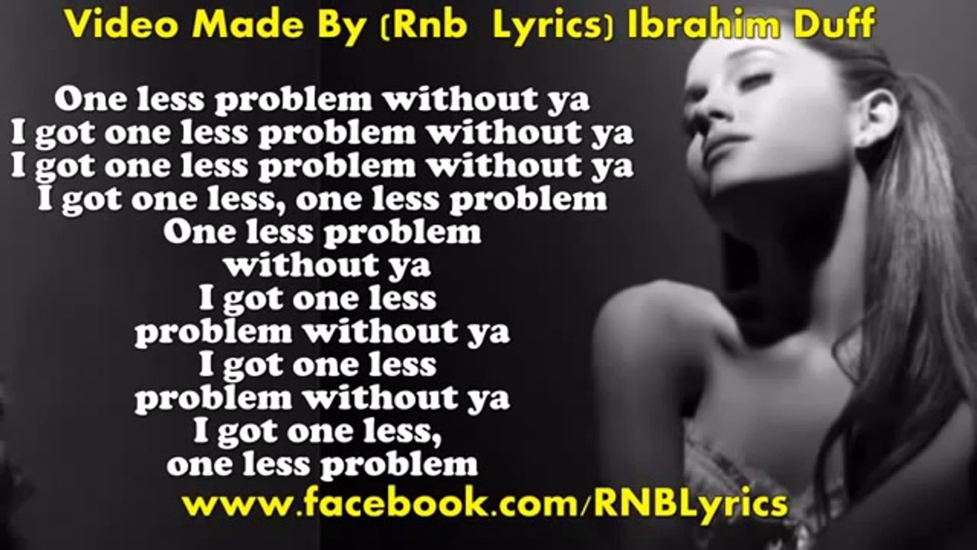 Problem Ariana Grande Lyrics Iggy Azalea