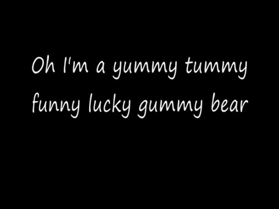 The Gummy bear song (with lyrics) - video Dailymotion