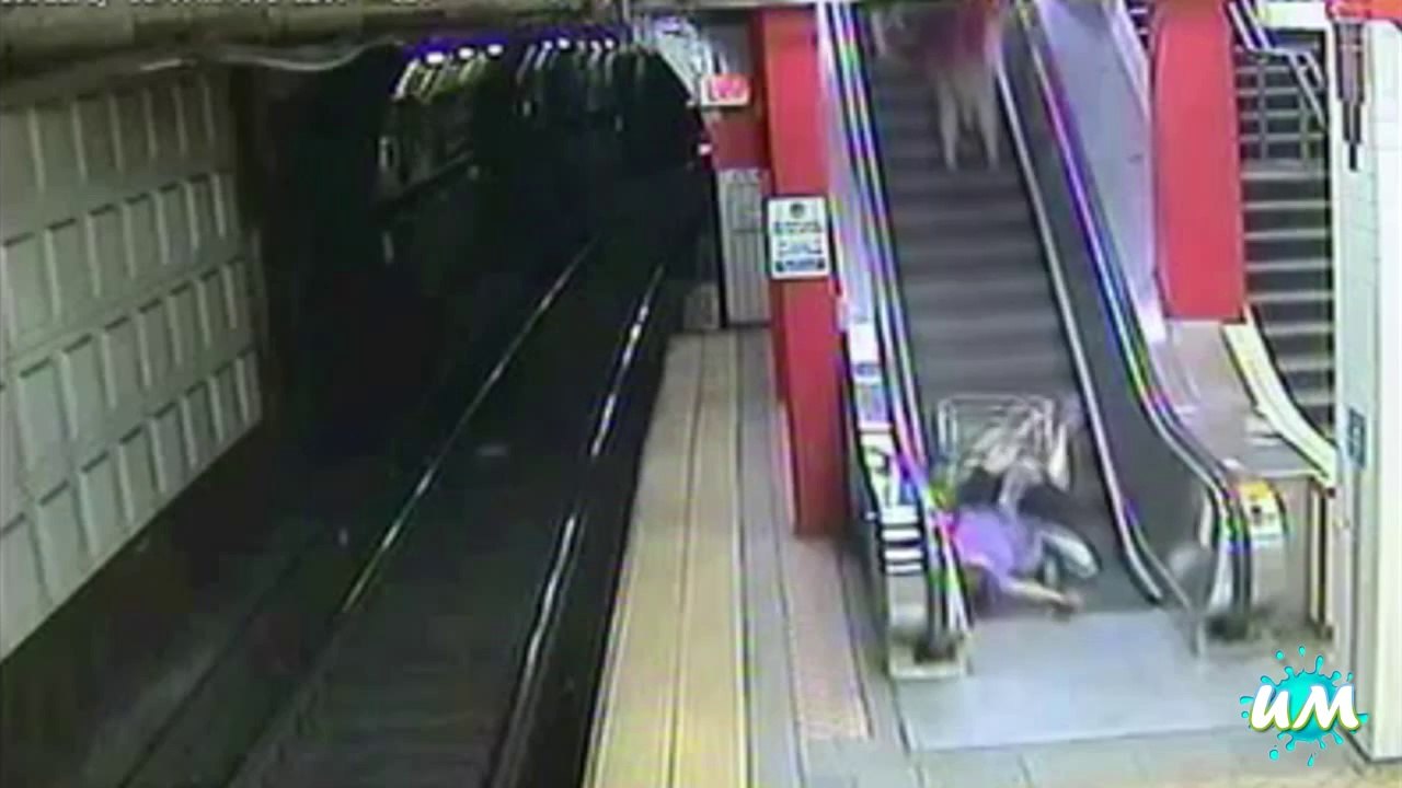 Best Escalator Fails Ever Filmed !! Watch the stairs... - Vidéo Dailymotion